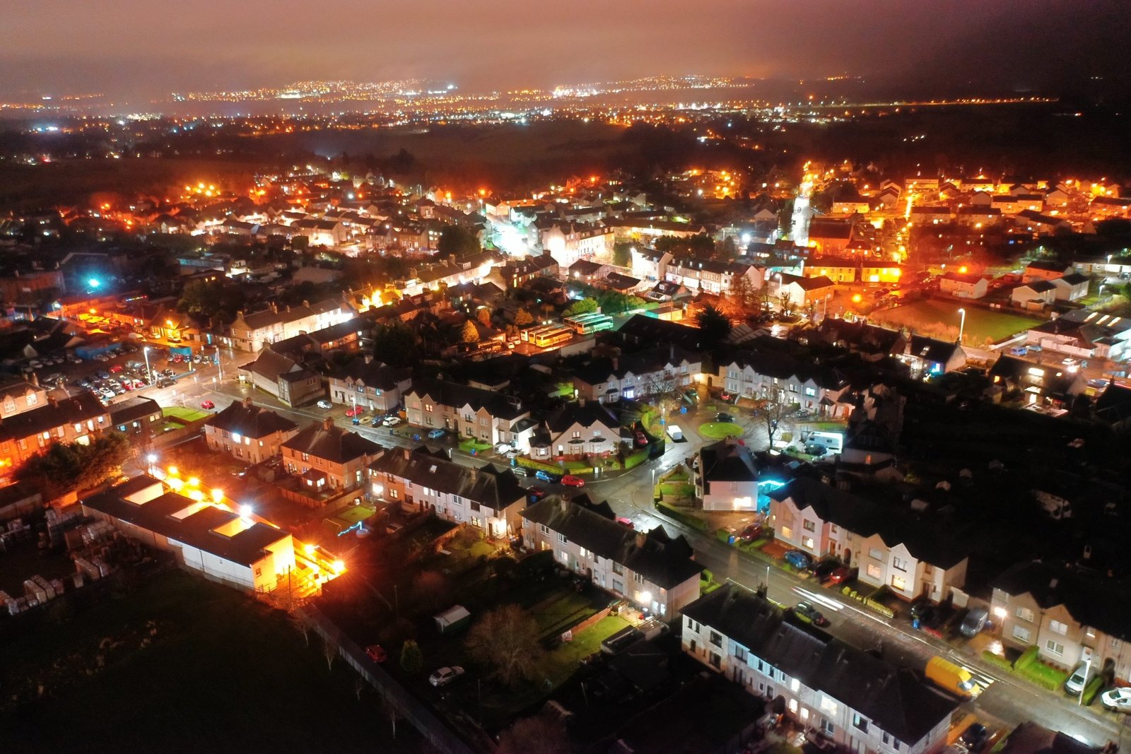 Loanhead Centre @ Night - The360view.net